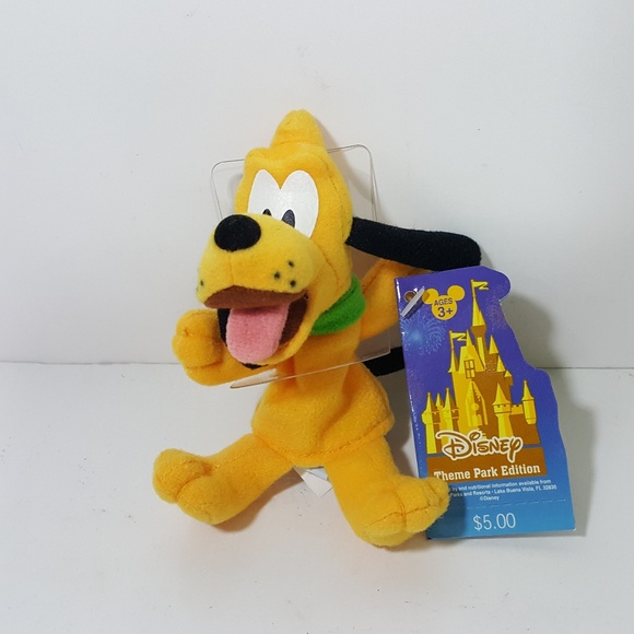 Disney | Other | Disney Pluto Finger Puppet Plush Stuffed Character ...